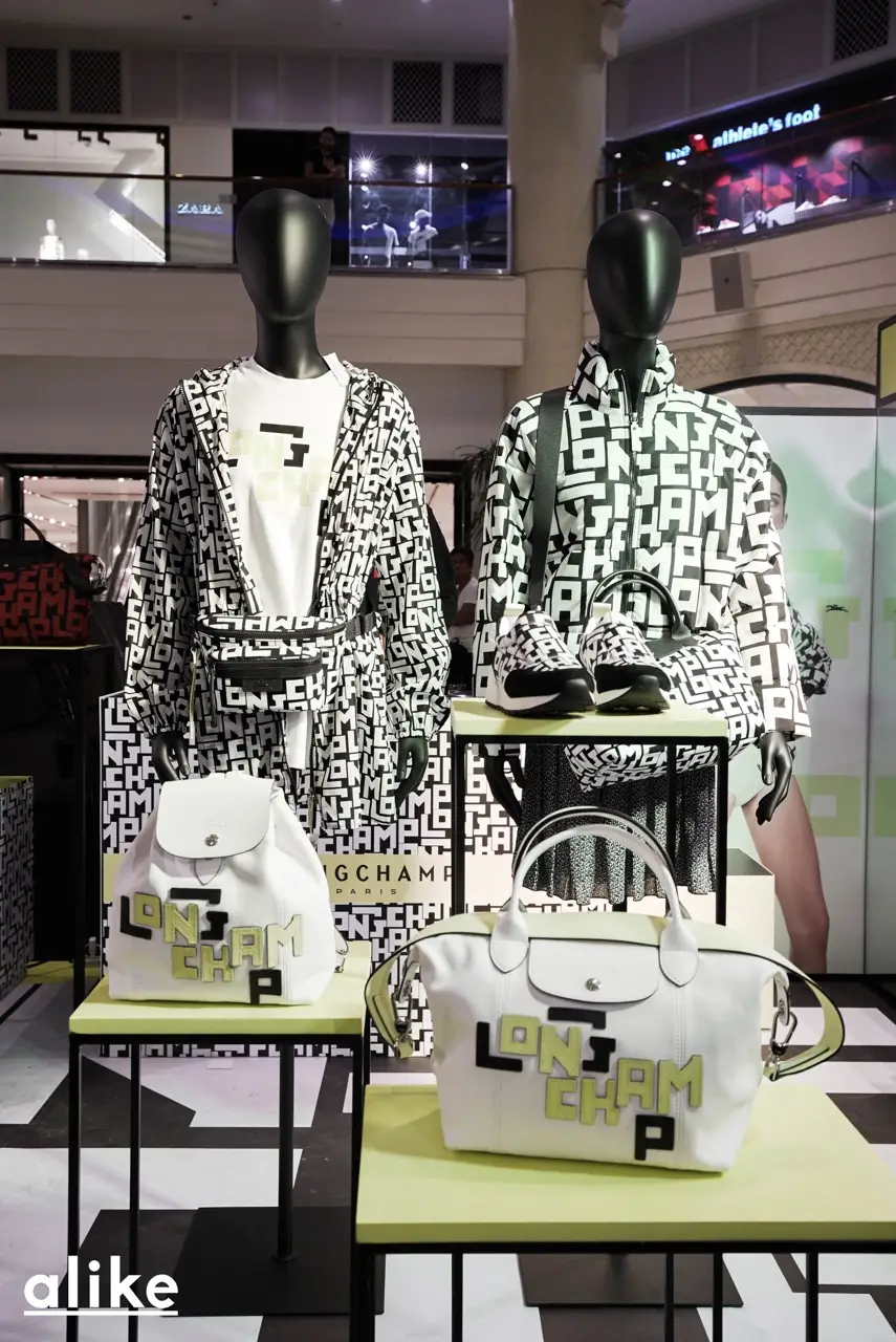 Longchamp makes a contemporary monogram print for the modern muse ...